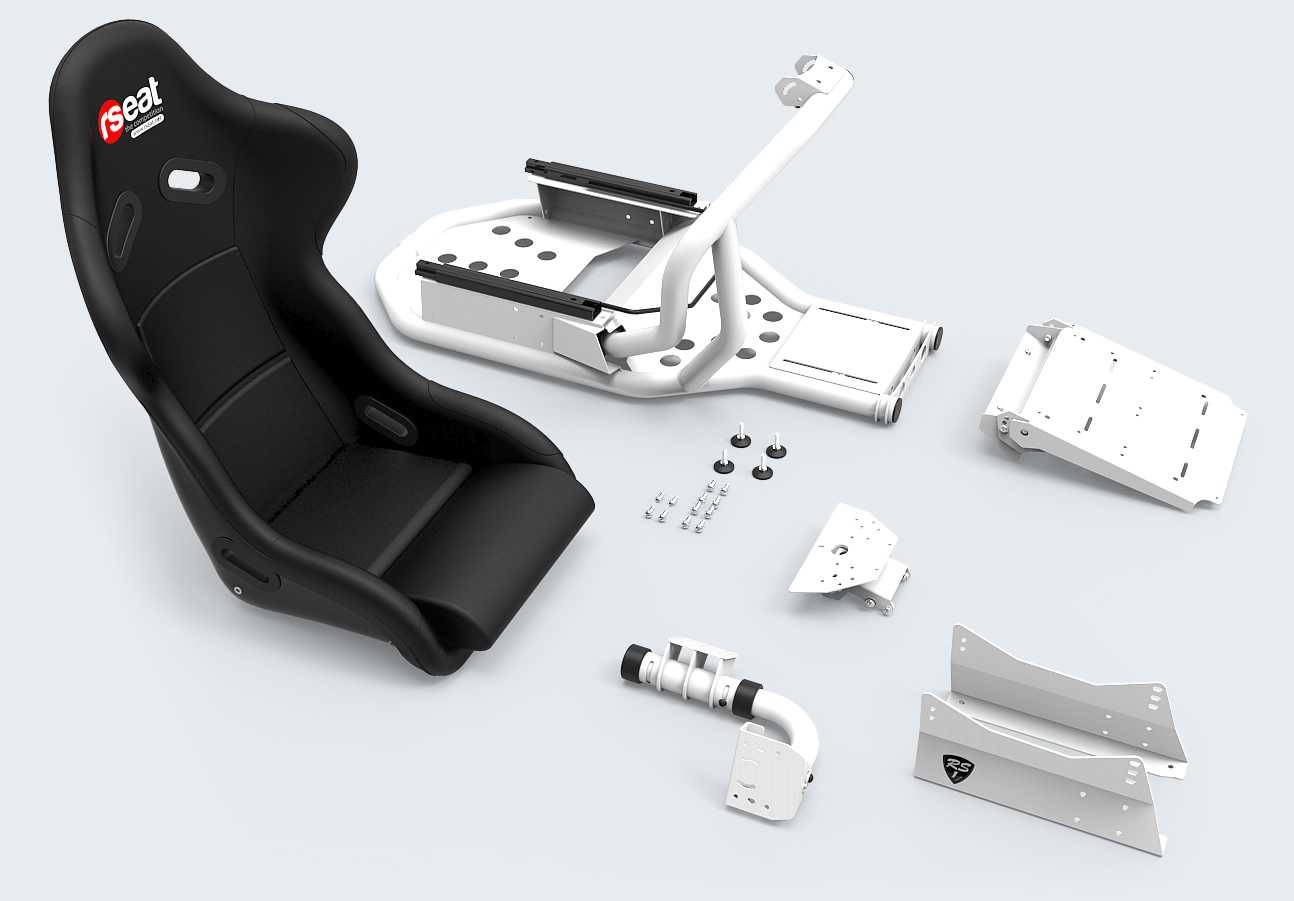 Comprar RSeat RS1 Racing Simulator Negro/Blanco